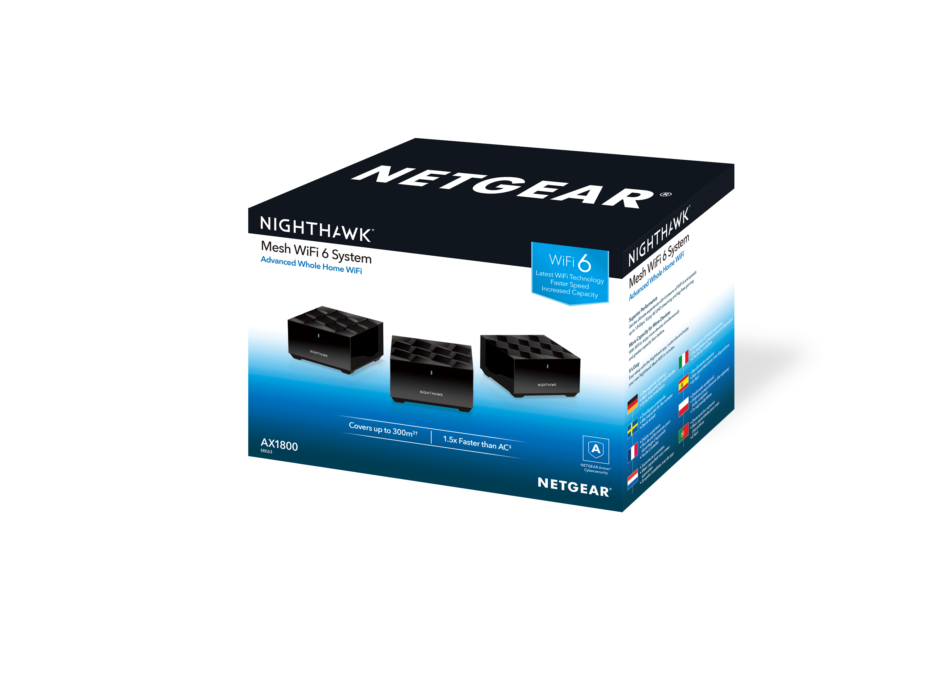 Nighthawk Mesh WiFi 6 System - MK63 Mesh WiFi System | NETGEAR