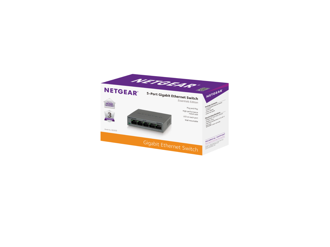 GS308 | Unmanaged | Switches | Wired | Business | NETGEAR