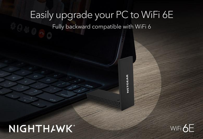 Nighthawk Tri-Band USB 3.0 WiFi Adapter – A8000 | WiFi 6E | NETGEAR Nighthawk Tri-Band USB 3.0 WiFi Adapter – A8000 | WiFi 6E | NETGEAR