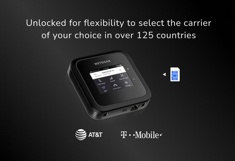 NETGEAR Nighthawk® M6 Pro 5G mmWave WiFi 6E Mobile Hotspot Router + Antenna