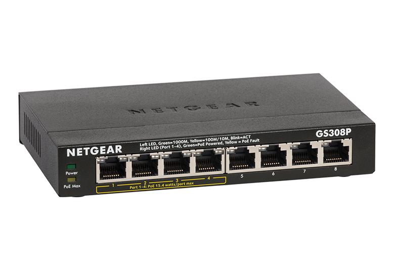 8 Port Switches: Gigabit, PoE, & More | NETGEAR