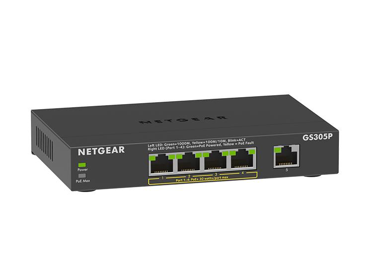 300 Series SOHO Unmanaged Switch - GS305Pv1 | NETGEAR