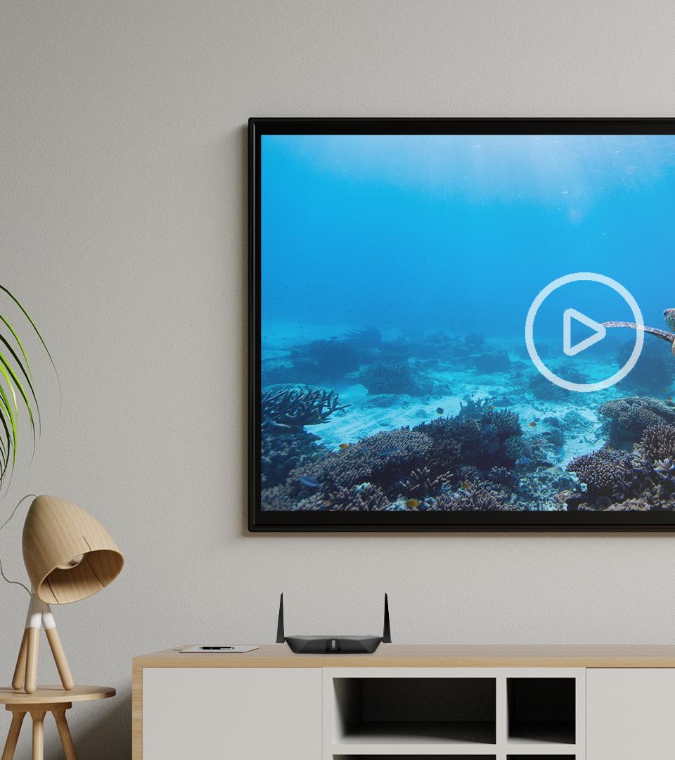 4-Stream AX1600 Dual-Band WiFi 6 Router – RAX5 - NETGEAR