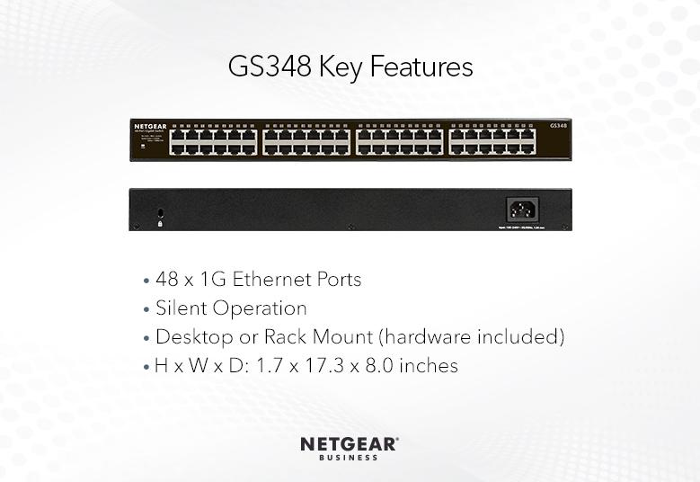 300 Series SOHO Unmanaged Switch - GS348
