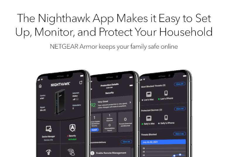 4-Stream AX1600 Dual-Band WiFi 6 Router – RAX5 - NETGEAR