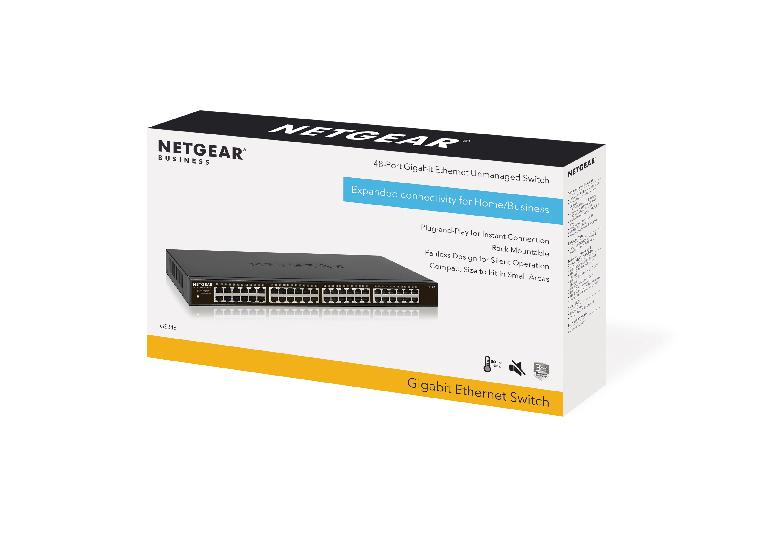 NETGEAR 48-Port Gigabit Ethernet Unmanaged PoE+ Essentials Switch with ...