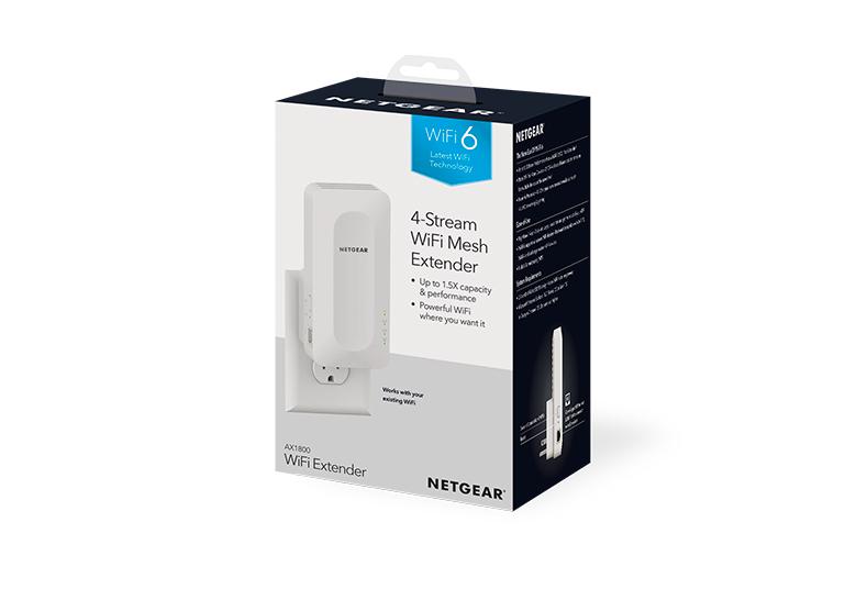 NETGEAR EAX14 – AX1800 Dual-band WiFi Mesh Extender | NETGEAR