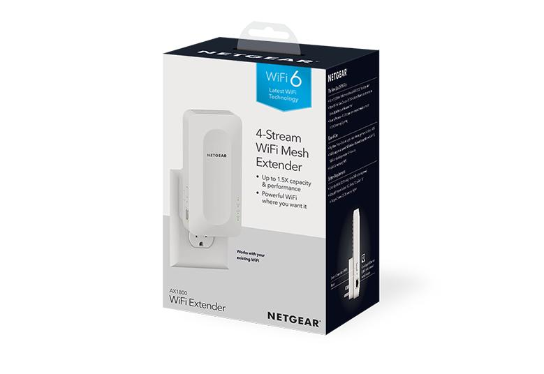 NETGEAR EAX15 – AX1800 Dual-band WiFi Mesh Extender | NETGEAR