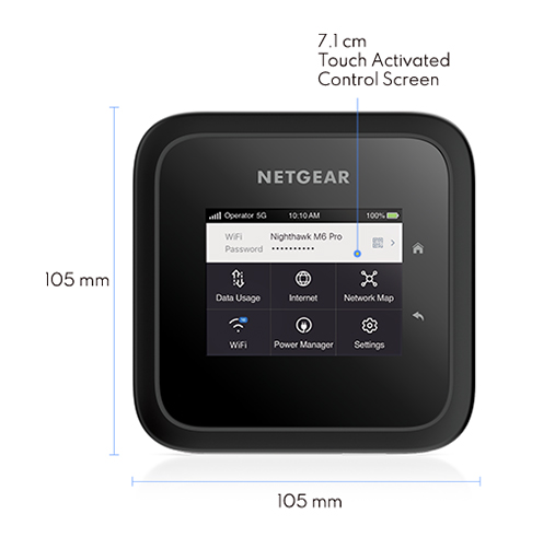 Nighthawk M6 Pro 5G WiFi 6E Mobiler Router - MR6450 - NETGEAR