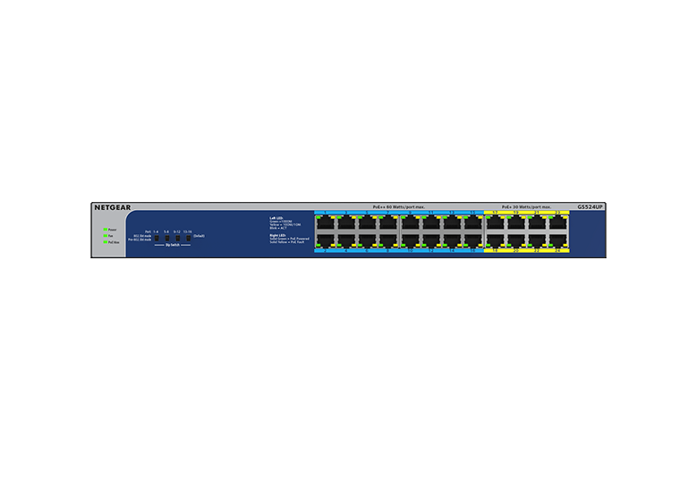 Gamme Gigabit non manageable Switch - GS524UP | NETGEAR