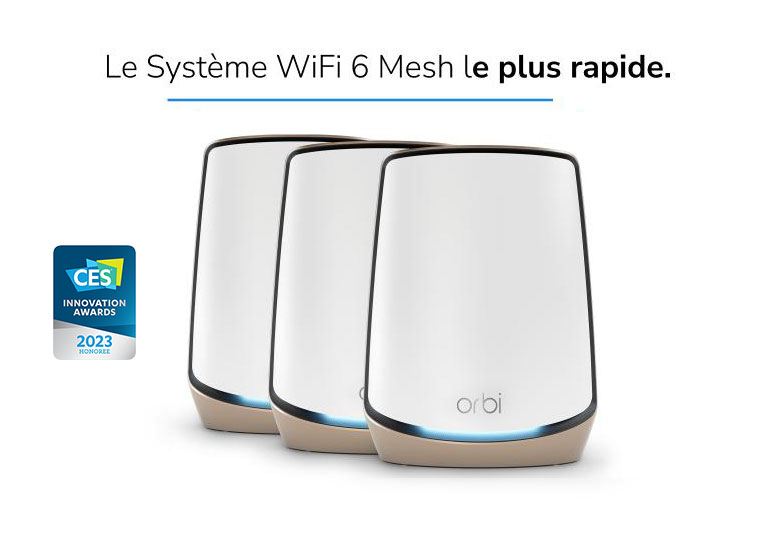 RBK863S - Mesh Tri-Band Orbi | système WiFi 6 | NETGEAR