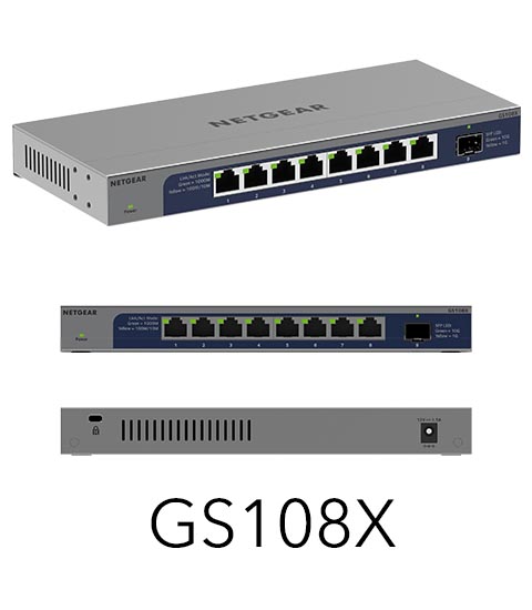Introducing GS108X 8-Port Gigabit Switch w/SFP+ 10Gb Uplink - NETGEAR Blog