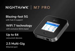 World’s First WiFi 7 5G Mobile Hotspot - M7 Pro - NETGEAR Blog