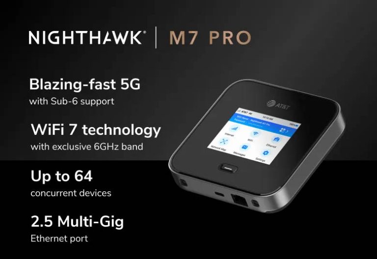 World’s First WiFi 7 5G Mobile Hotspot - M7 Pro - NETGEAR Blog