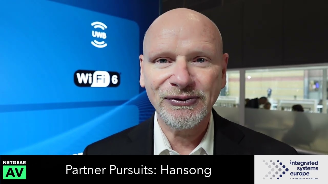 Helge Kristensen from HANSONG Talks AV Innovations with NETGEAR AV: ISE 2025 - NETGEAR Blog