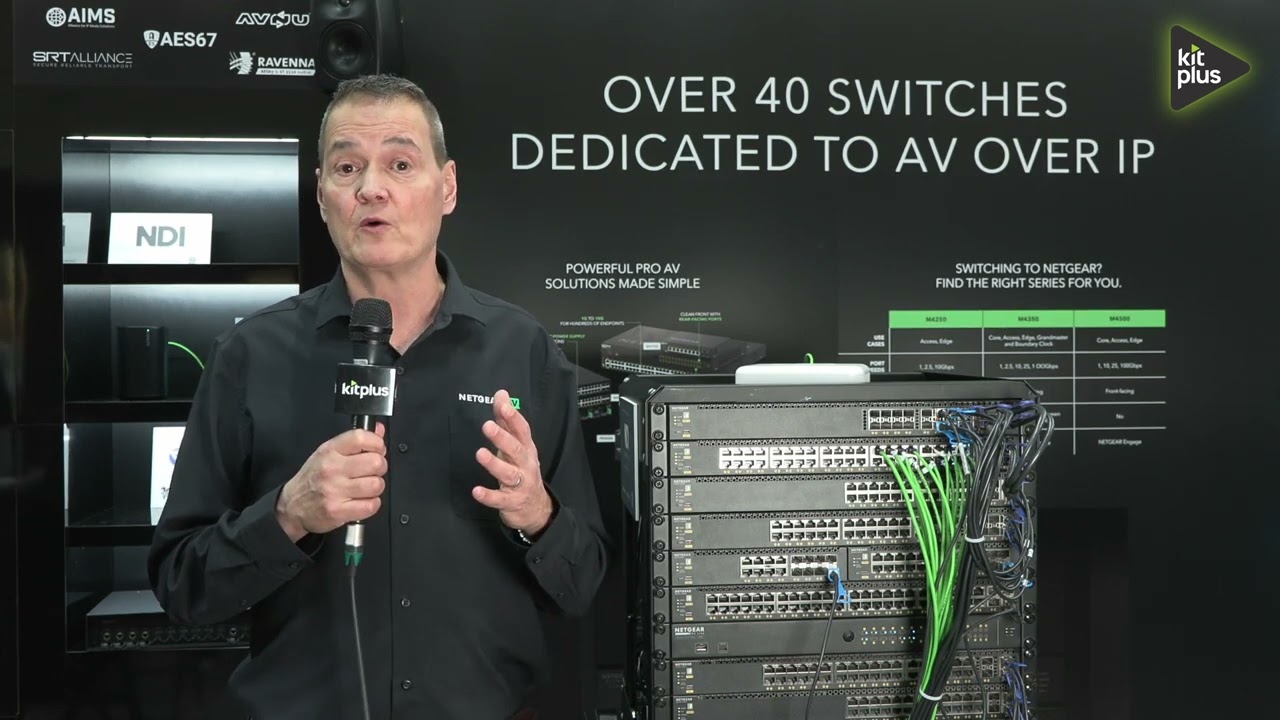 Richard Jonker from NETGEAR AV Talks to KitPlus: ISE 2025 - NETGEAR Blog