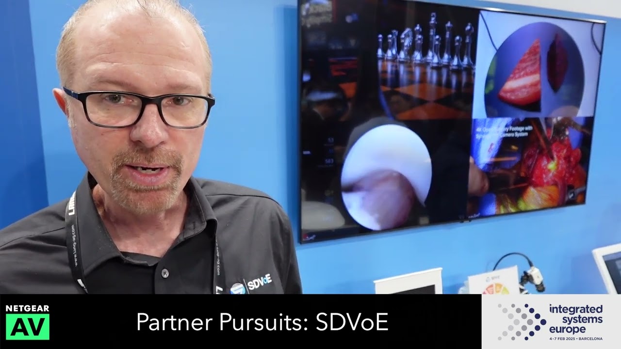 Martin Smith from SDVoE Talks to NETGEAR AV: ISE 2025 - NETGEAR Blog