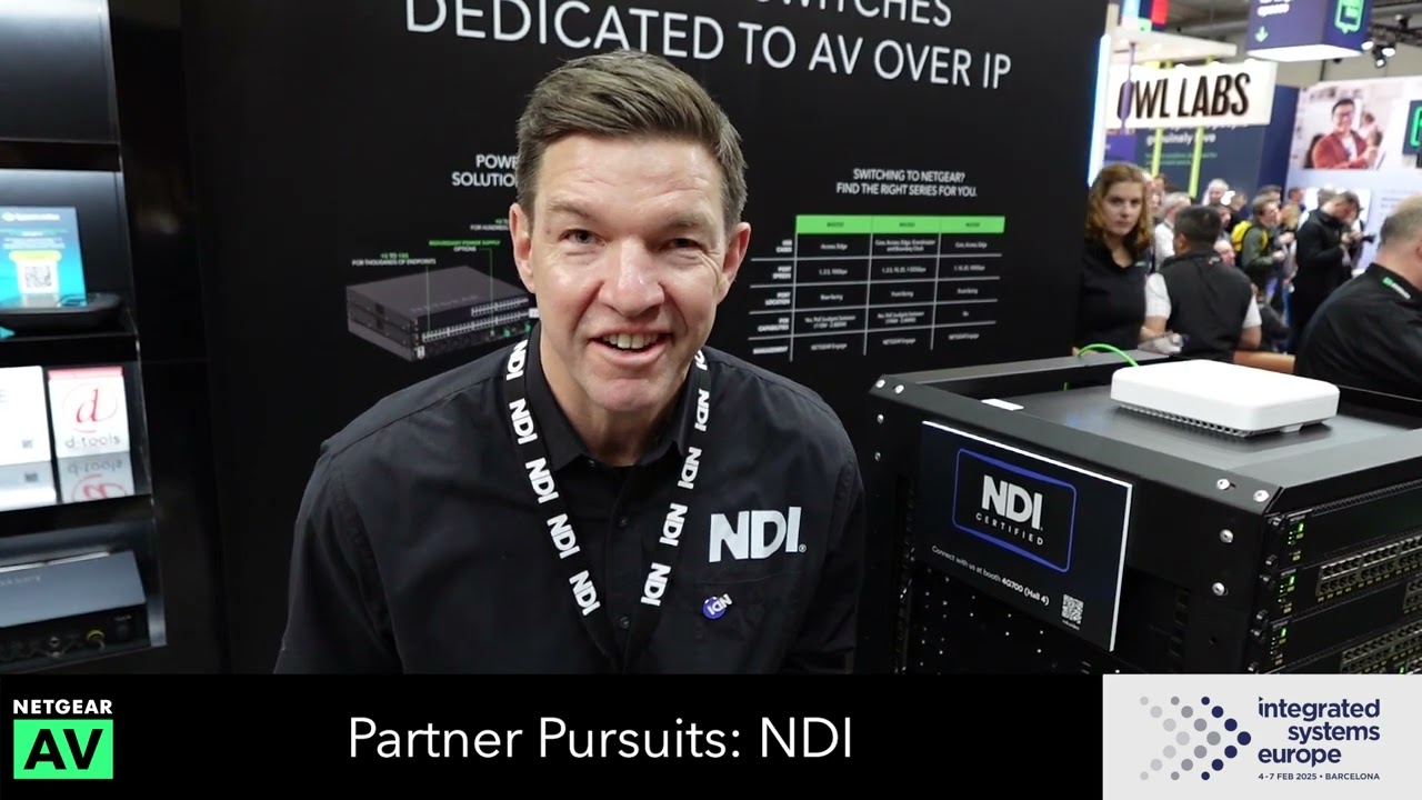 Daniel Nergard from NDI talks to NETGEAR‬ AV: IES‬ 2025 - NETGEAR Blog