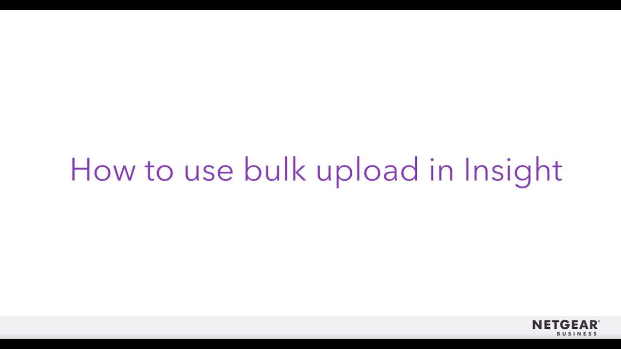 Insight Management Solution | NETGEAR Support
