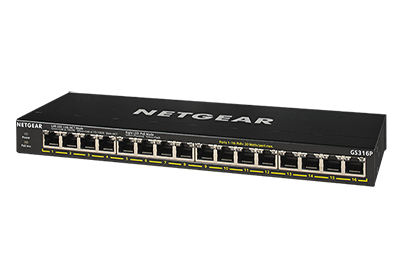 GS316P | SOHO Ethernet Unmanaged Switches | NETGEAR