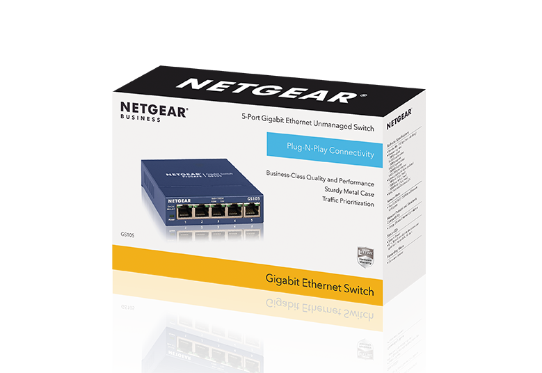 Gigabit Unmanaged Switch Series - GS105 | NETGEAR