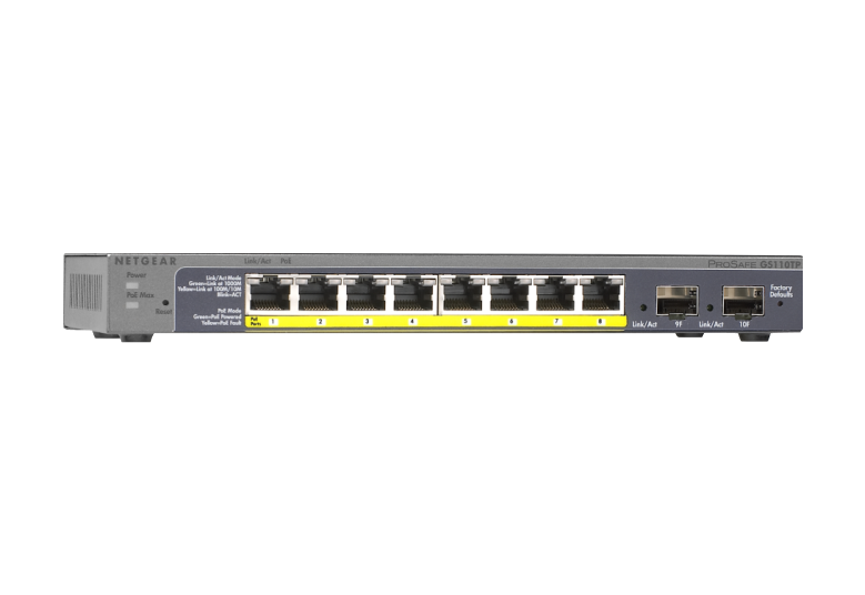 Smart Managed Pro Switches - GS110TPv2 | NETGEAR