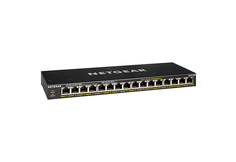 300 Series SOHO Unmanaged Switch - GS316P | NETGEAR