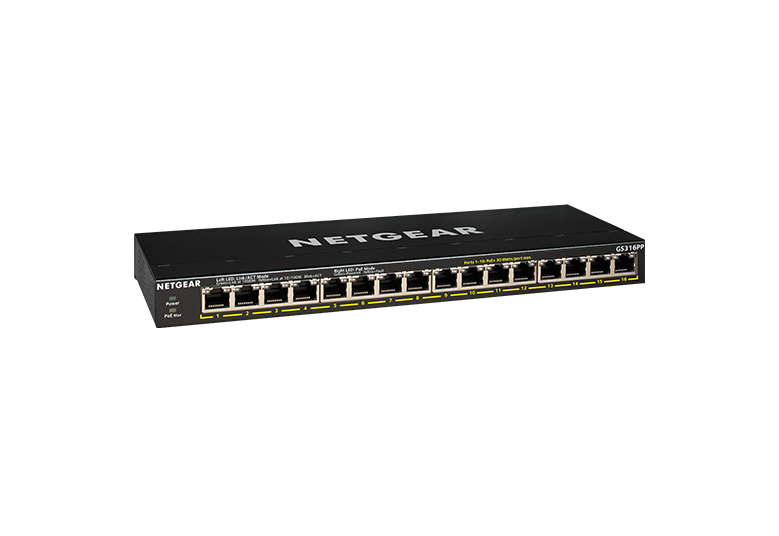 300 Series SOHO Unmanaged Switch - GS316PP | NETGEAR
