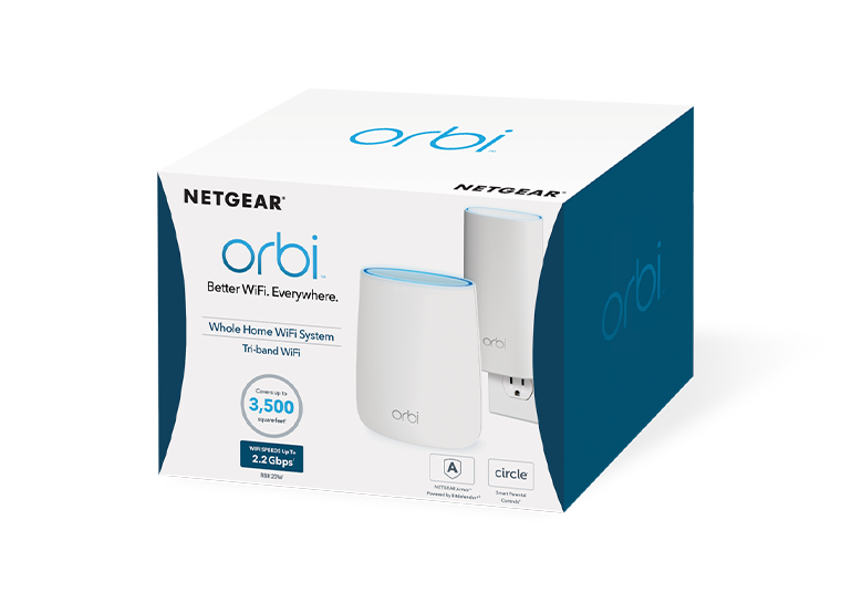 Orbi Home Mesh WiFi System – RBK20W | NETGEAR