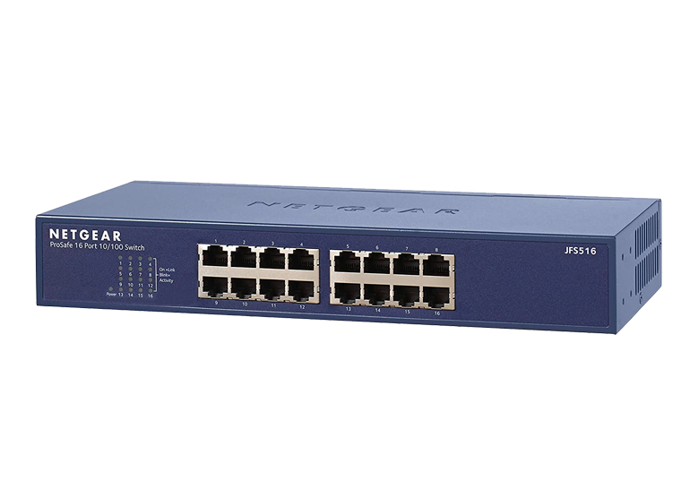 Fast Ethernet Unmanaged Switch Series - JFS516v2