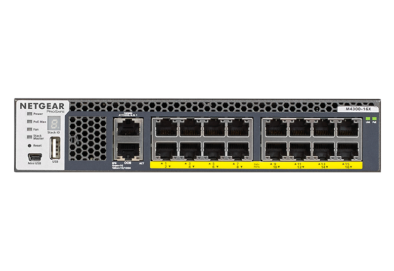 Fully Managed Switches M4300-16X Stackable Switch - XSM4316PB | NETGEAR