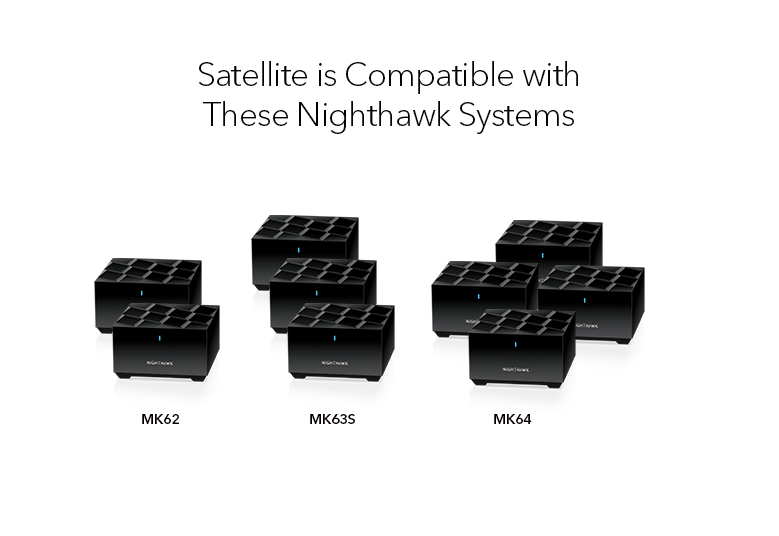 Nighthawk Mesh Wifi 6 Satellite MS 60 NETGEAR Nighthawk MS60 AX-1800 ...