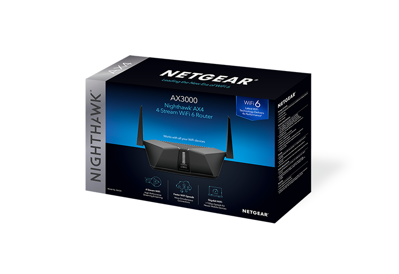 4-Stream AX3000 Dual-Band WiFi 6 Router - RAX35 | NETGEAR