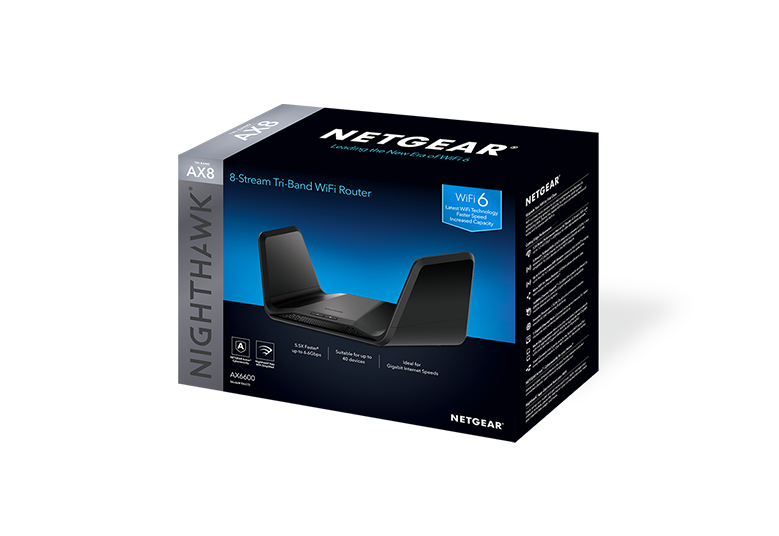 8-Stream AX6600 Tri-Band WiFi 6 Router - RAX70 | NETGEAR
