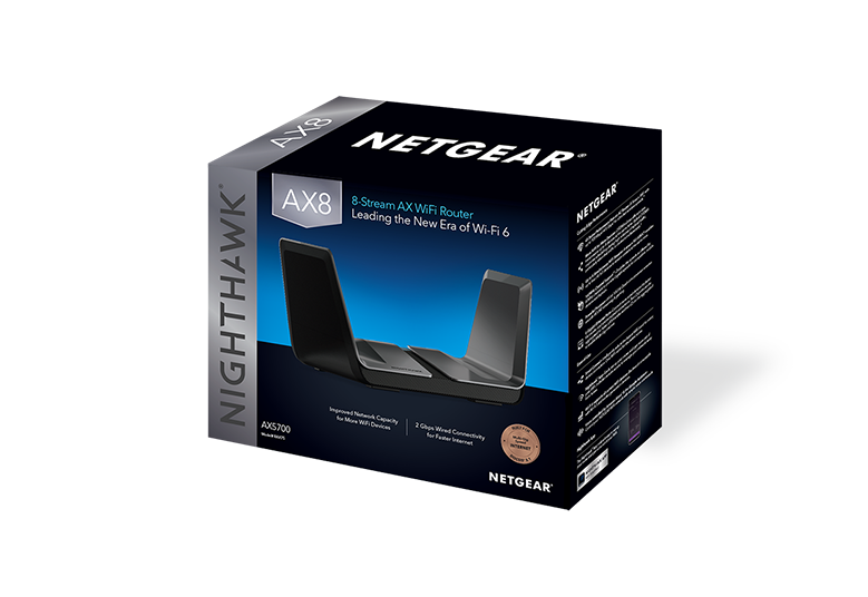 8-Stream AX5700 Dual-Band WiFi 6 Router - RAX75 | NETGEAR