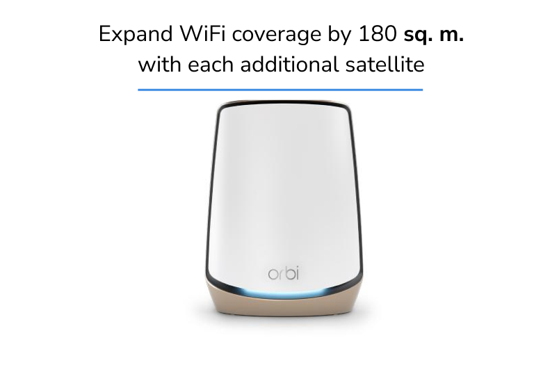 RBS860 - Orbi Tri-Band Mesh - WiFi 6 System - NETGEAR
