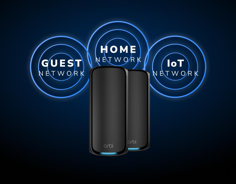 Orbi 970 2-Pack WiFi 7 Mesh System RBE972SB (Black) – Exclusive