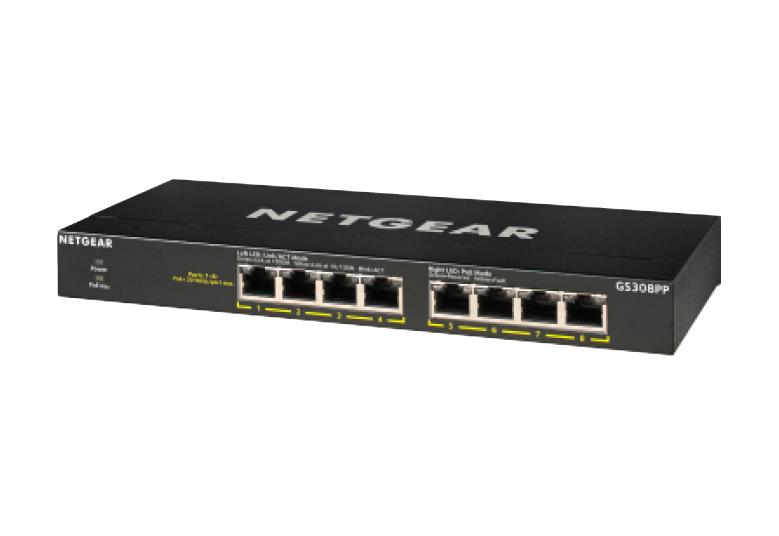 Serie 300 SOHO Unmanaged switch - GS308PP | NETGEAR