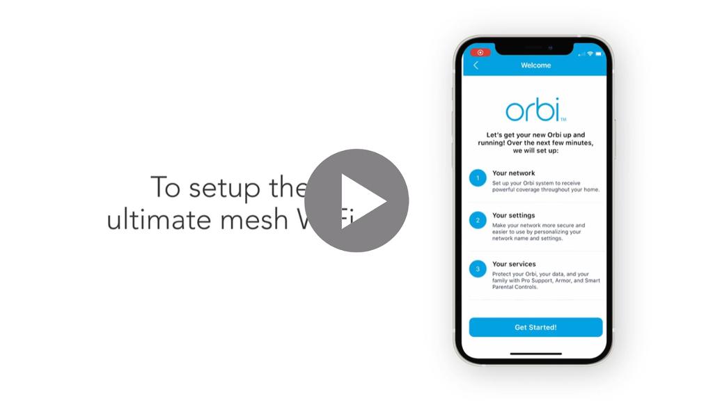 Orbi RBKE963 WiFi 6E Mesh System 3-Pack Orbi 960 Series | NETGEAR